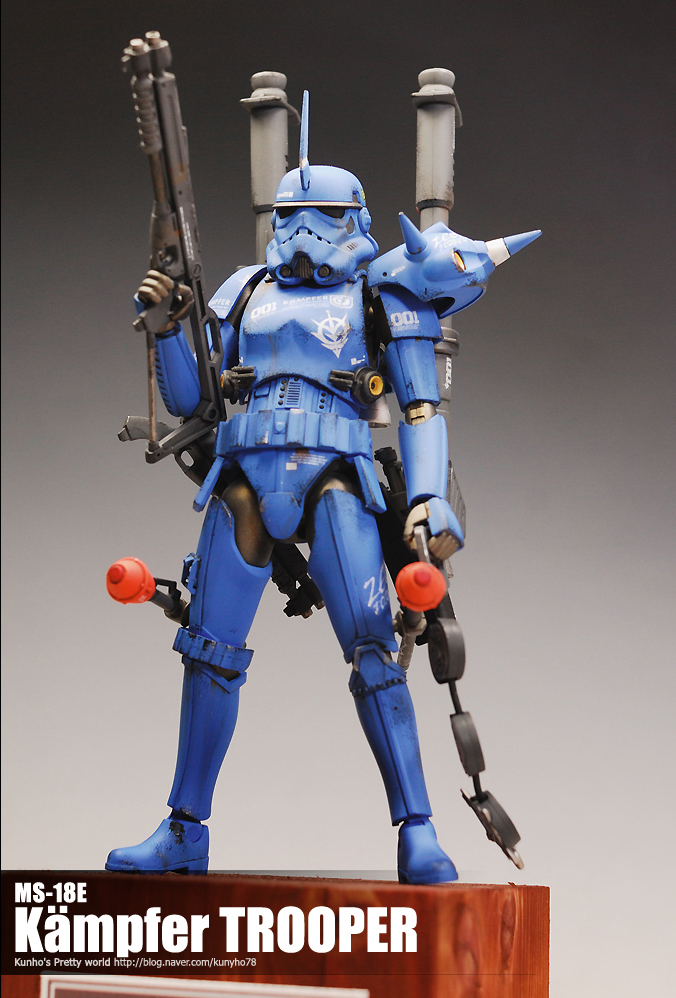 GUNDAM GUY: Star Wars x Gundam: Kampfer Stormtrooper - Customized Build