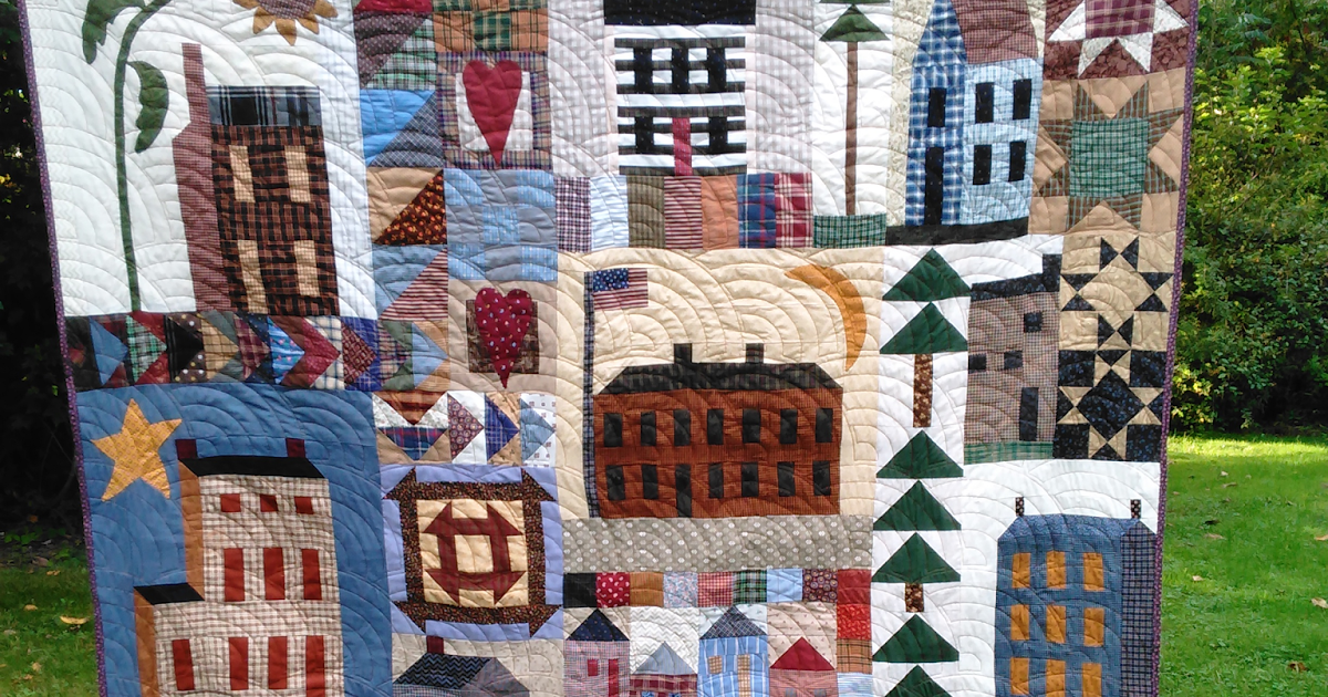 Kathy's Quilting Blog: Welcome Home Sampler -- A Friday Finish