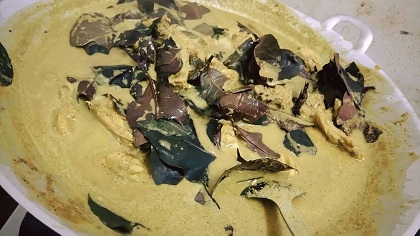 Resepi Rendang Ayam Daun Puding Hitam (SbS) | Resepi Tutorial Terbaek