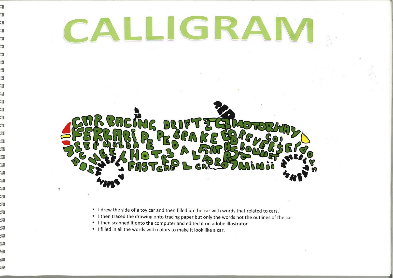 Duran Young Graphics: Oscar Wilson Calligram