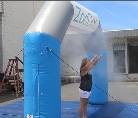 Inflatable Misting Tunnels - Cool Off This Summer