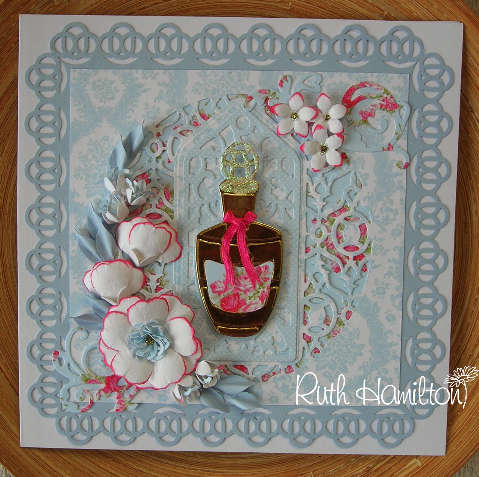 A Passion For Cards: Perfume bottle card
