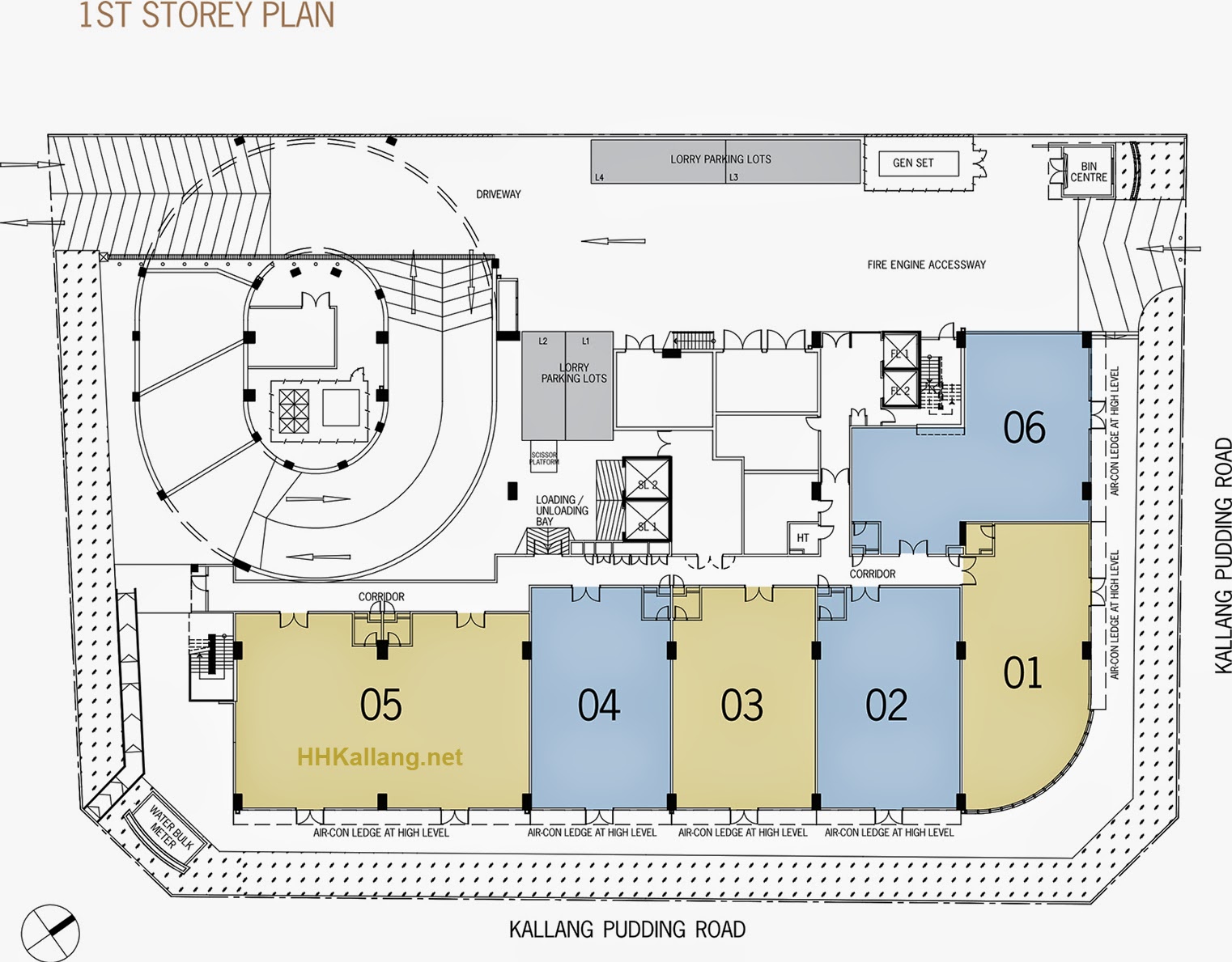 HH @ Kallang | B1 Light Industrial by Hiap Hoe: HH @ Kallang Floor Plans