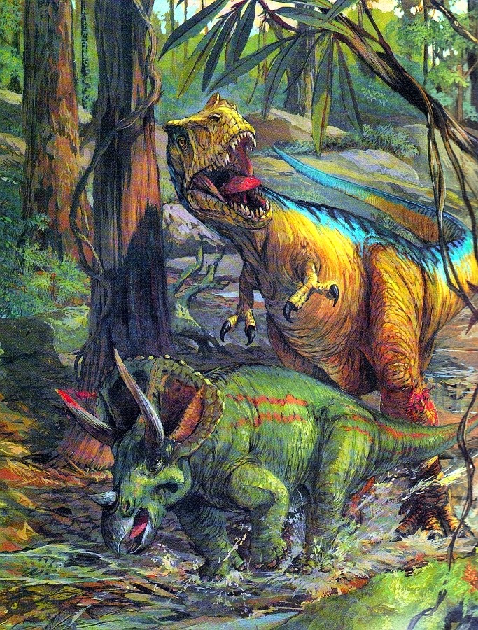 Love in the Time of Chasmosaurs: Vintage Dinosaur Art: The American ...