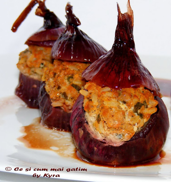 Ce si cum mai gatim: Ceapa umpluta cu carne