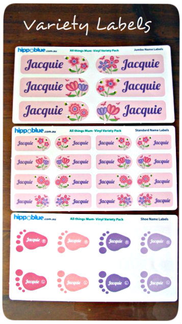 The cutest labels - Hippo Blue