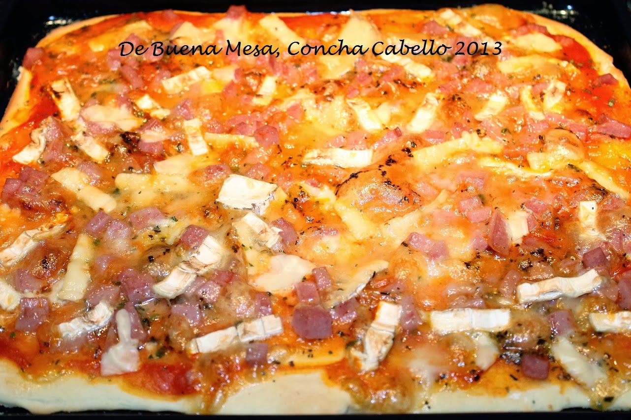 Pizza de Pavo y Rulo de Cabra