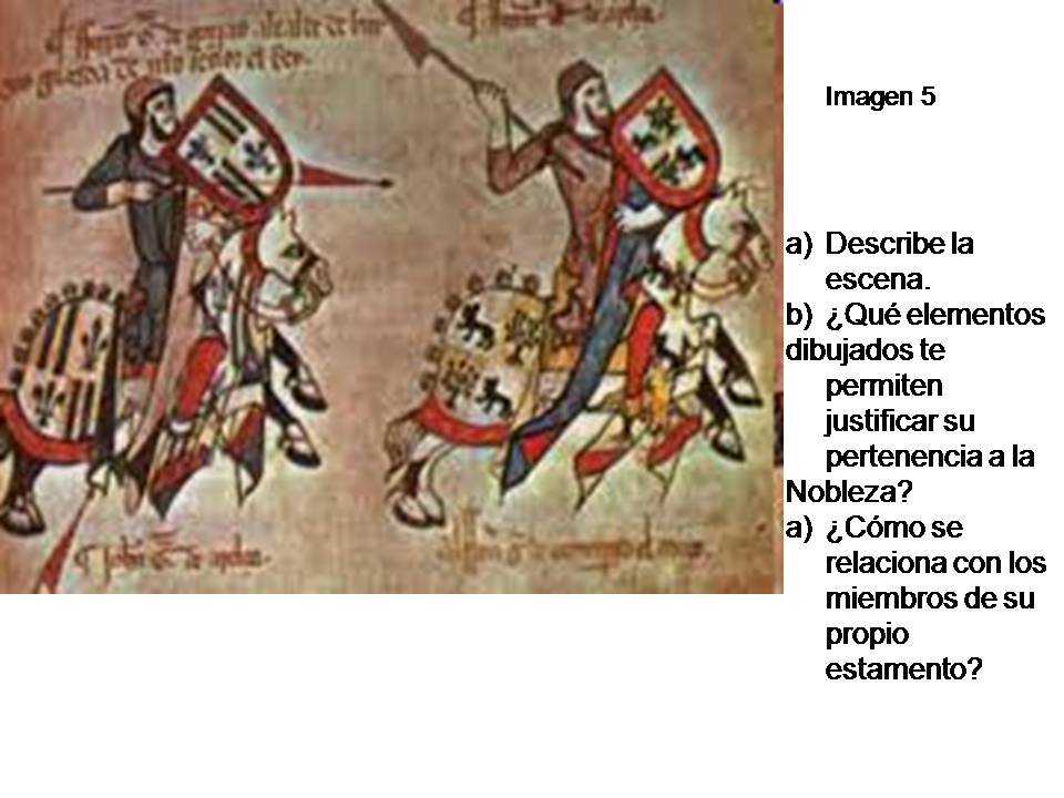 INMACULADA SECUNDARIO 1º AÑO: 1ºA y B Los estamentos medievales en ...