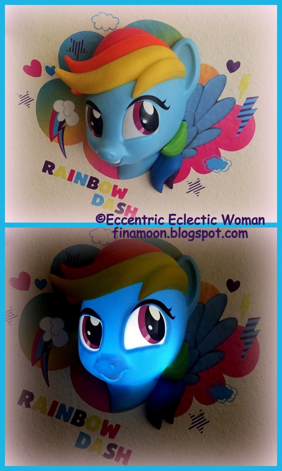 Eccentric Eclectic Woman: 3DLIGHTFX My Little Pony Rainbow Dash 3D Deco ...
