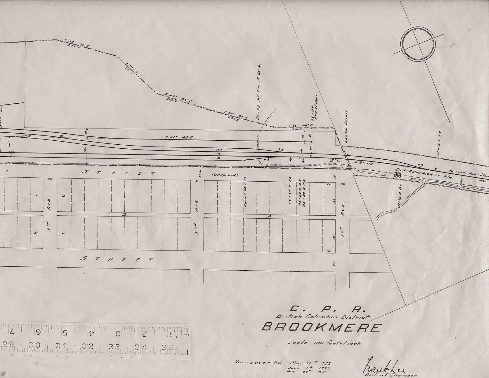 KETTLE VALLEY MODEL RAILWAY: BROOKMERE: THE EARLY RAILWAY YEARS