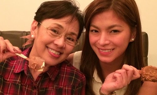 Spotted: Angel Locsin having dinner with Vilma Santos and family