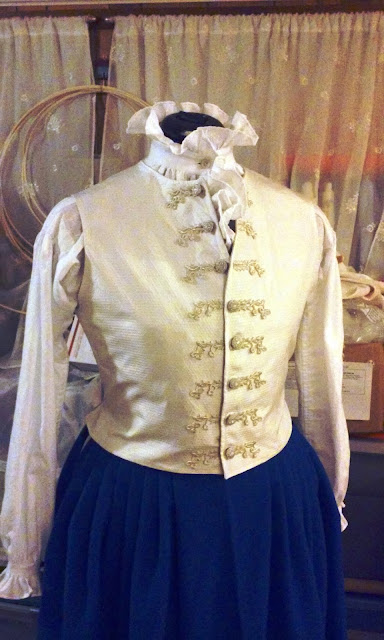 The Antique Sewist: JP Ryan Riding Habit - Royal Blue