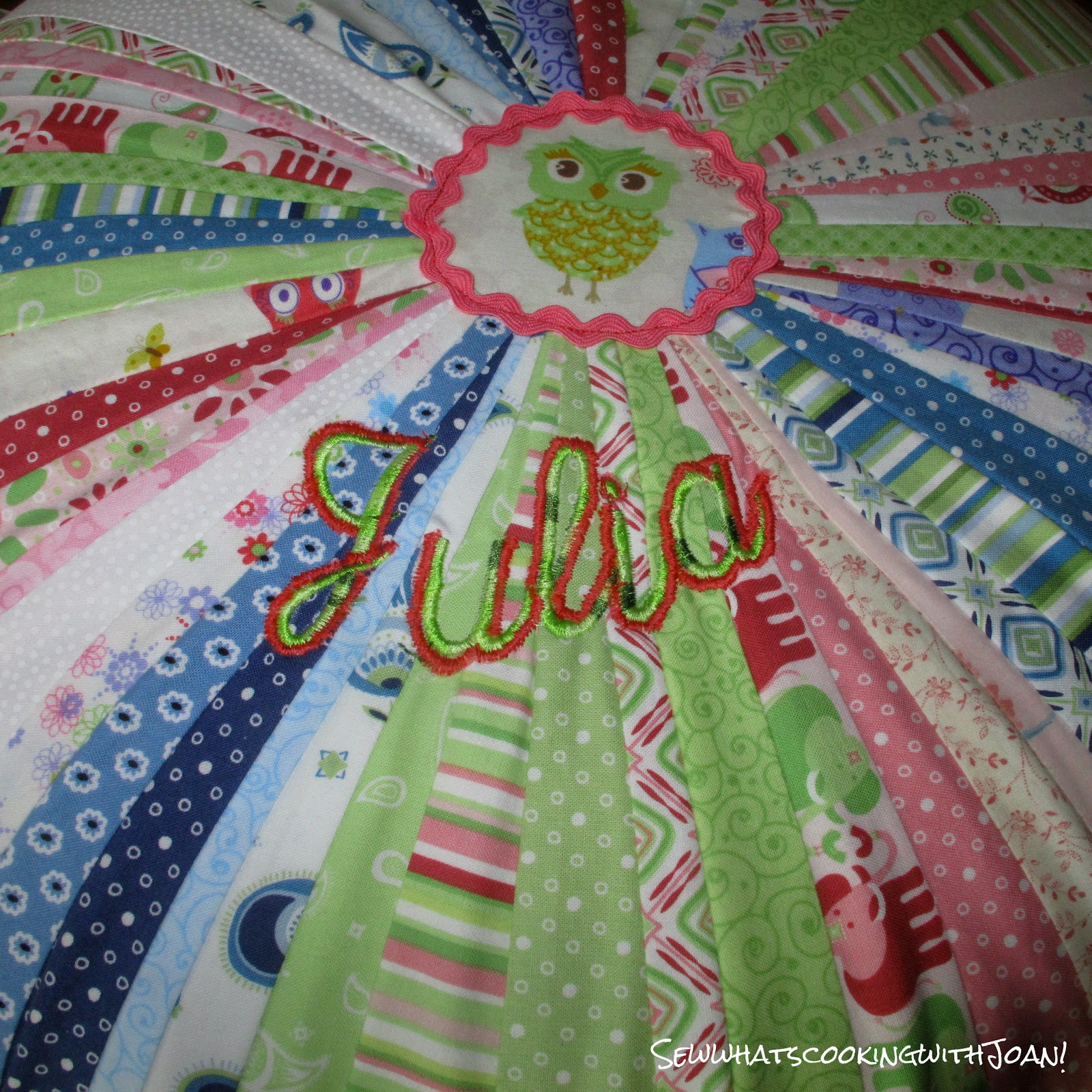 Sew what's cooking with Joan!: Miss Muffet sat on her Tuffet!