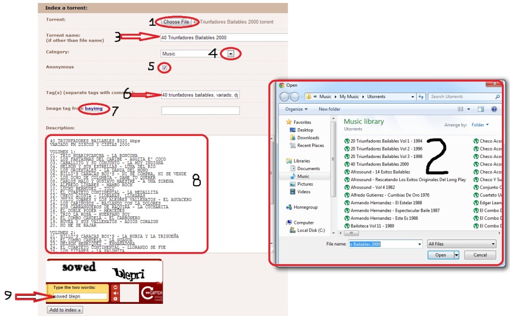 MELODIAS DE COLOMBIA: COMO CREAR ARCHIVOS TORRENT
