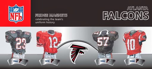 The Atlanta Falcons and their colorful uniform history – a video ...