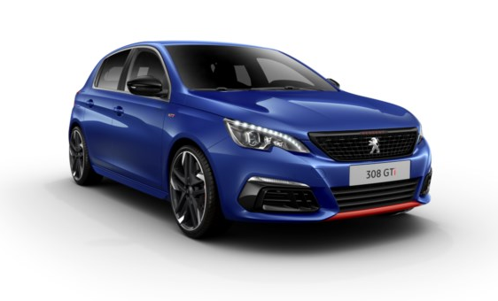 Peugeot 308 2 GTi Restylée (2017 à 2020) - Couleurs, code peinture