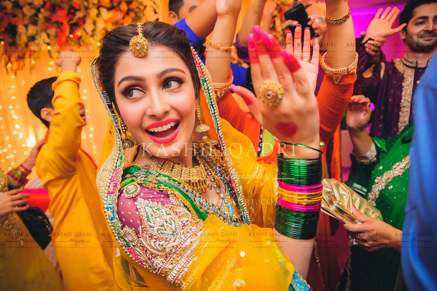 Ayeza Khan and Danish Taimoor Mehndi Celebrations ~ Mayoon Frills