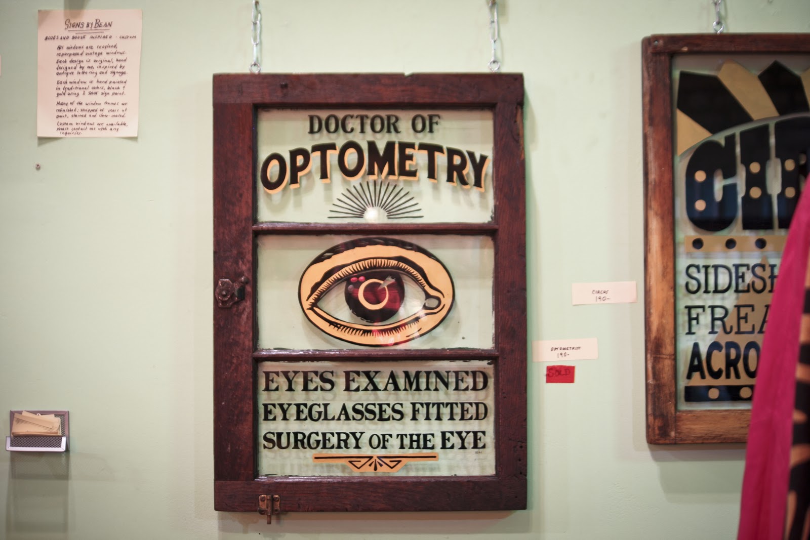 Signs By Bean: Optometry