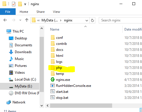 Instalasi Nginx, PHP, Mysql Pada Windows 10 ~ Jhony Dev