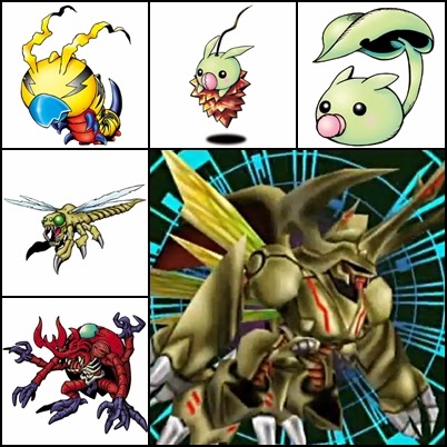 Kunemon Line Yanmamon ~ MEU×DIGIMON