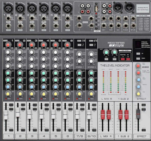 Cara mengoperasikan MIXER lengkap dengan gambar bagian tombol - PCB Servis