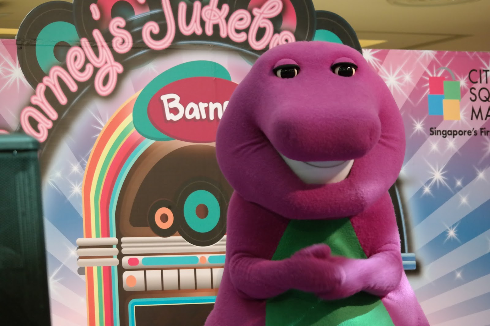 Ashlyn Thia: Barney's Jukebox Party 'Live' on Stage @ City Square Mall