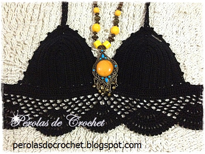 Renata Vieira Pérolas do Crochet: Croppeds em crochet