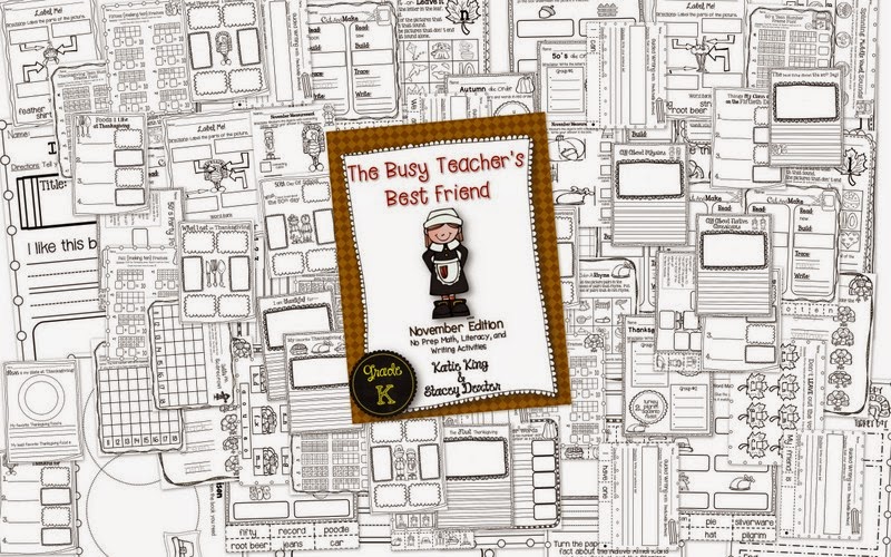 November Busy Teachers and how I use them! - Queen of the First Grade ...