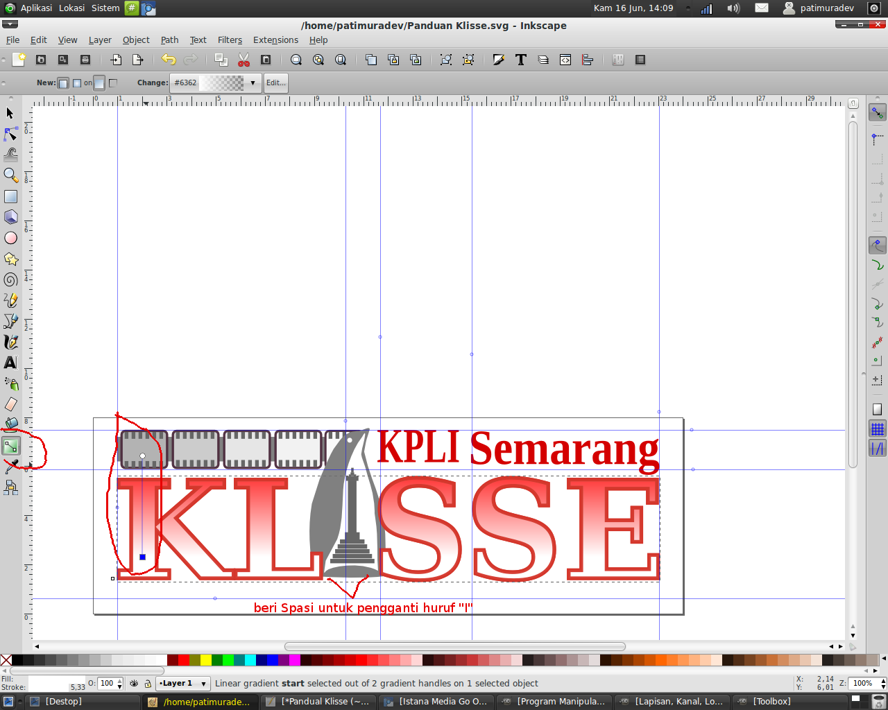 Membuat Logo dengan Inkscape - Istana Media Go Open Source