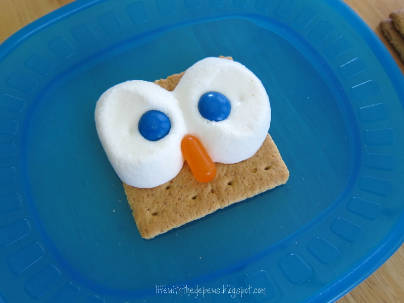Life with the Depews: Owl Smores Tutorial