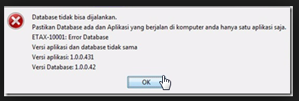 Cara Mengatasi Error Database "Versi Aplikasi Dan Database Tidak Sama ...