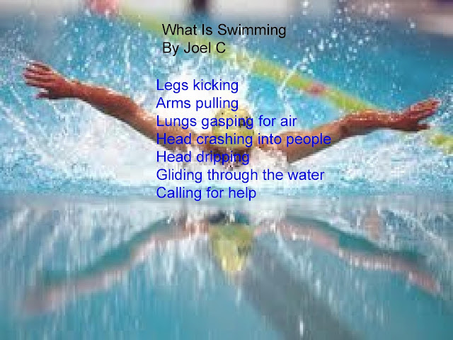 Makarewa School Room One: Swimming Poems