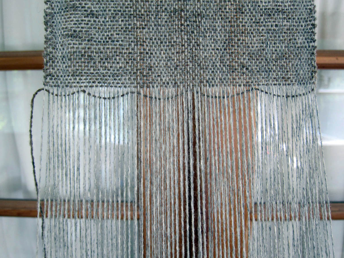 of Warp and Weft: Plain weave fabric for a Hedeby wood handled bag