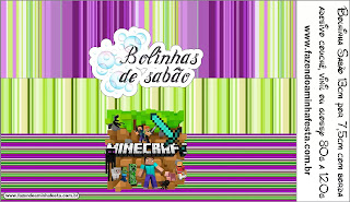 Minecraft Party Free Printable Candy Bar Labels. - Oh My Fiesta! for Geeks