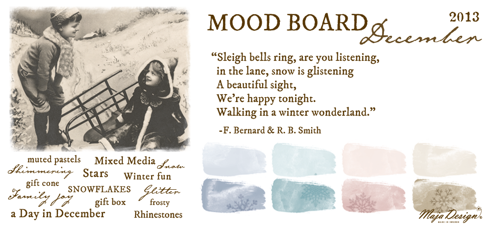 Treasuring Memories: December Mood Board and Maja Design collection ...