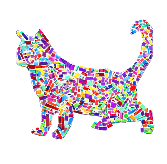 Susan Gainen's nanoscapes: Brayer: a new tool for paper mosaics