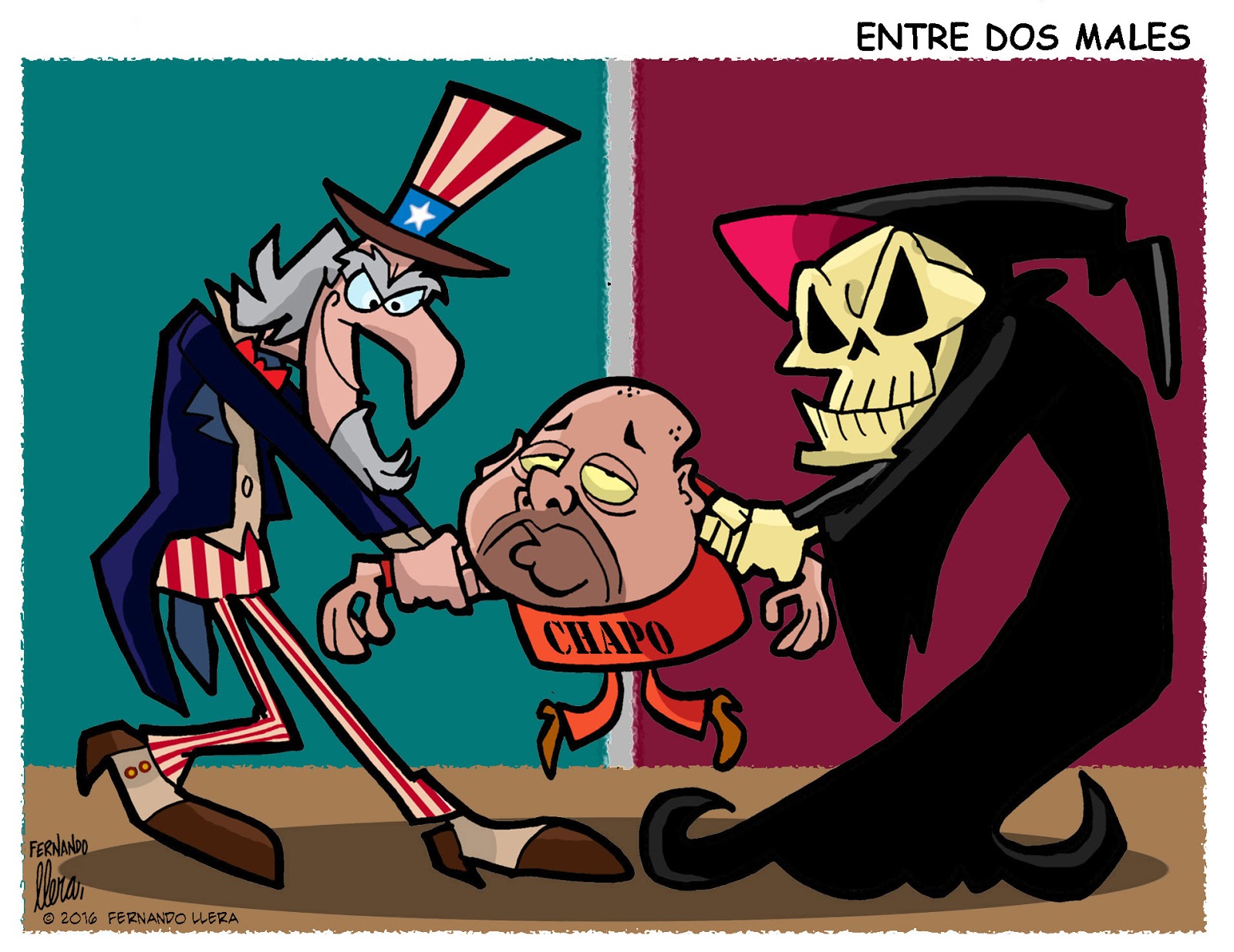 Fernando Llera Blog Cartoons El Chapo Guzmans Health Worsening