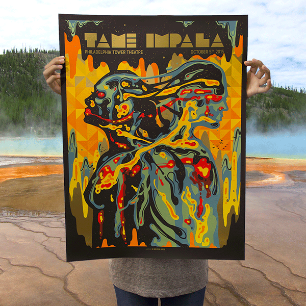 INSIDE THE ROCK POSTER FRAME BLOG: Munk One Tame Impala Philadelphia ...