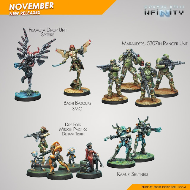 Wargame News and Terrain: Corvus Belli: New Infinity November ...