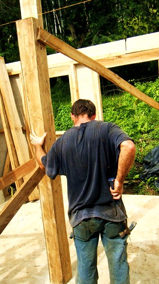 L'chaim Pura Vida!: Pictures from the farm Part 1--- Getting some work done