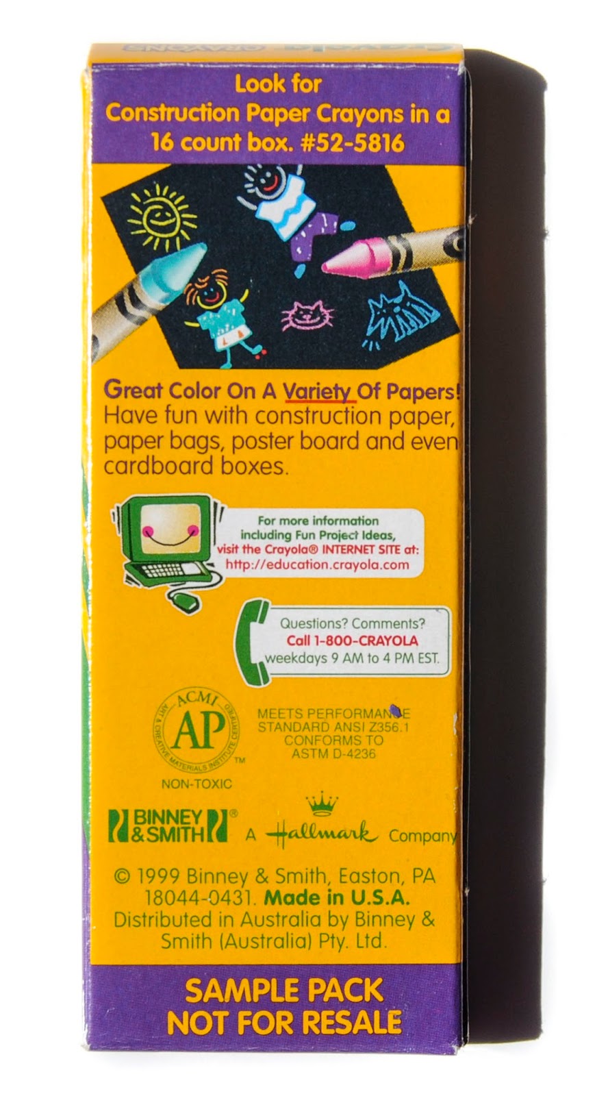 Crayola Promotional 4 Count Boxes: What's Inside the Box | Jenny's ...