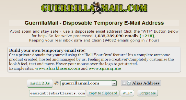 Top 5 Disposable / Temporary Email Address | A Cup of Milk