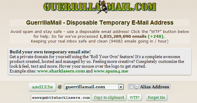 Top 5 Disposable / Temporary Email Address | A Cup of Milk