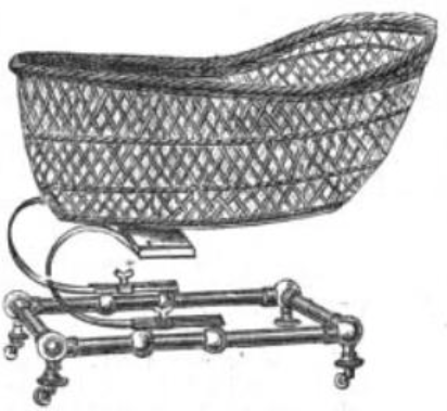 19th Century Historical Tidbits: Self Rocking Bassinette