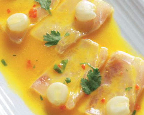 Recetas de Delicias: Rica receta de la comida peruana: Tiradito de corvina