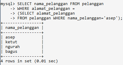 14 MySQL - Nested Query , Group by, Order by dan Alias. - LADANGTEKNO
