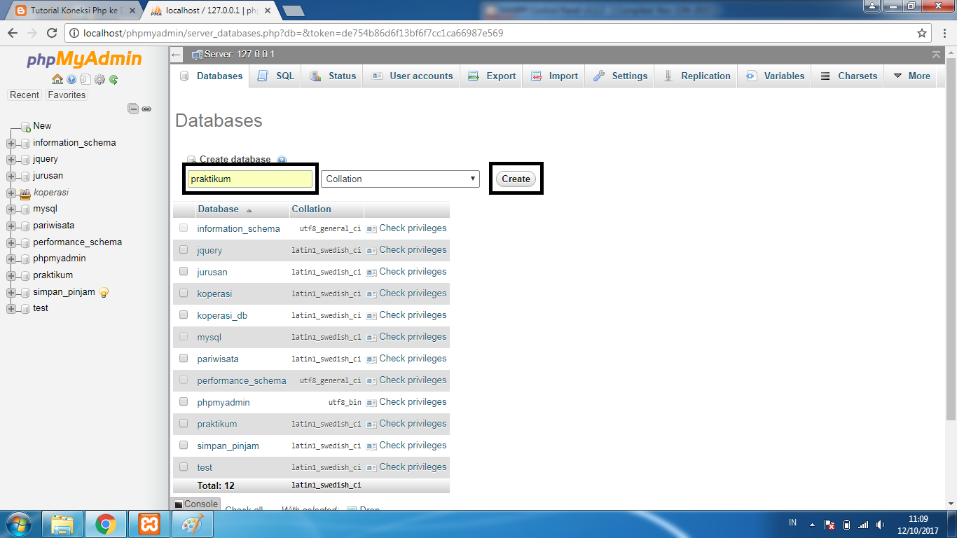 Teknik Informatika: Tutorial Koneksi Php ke Database MySQL