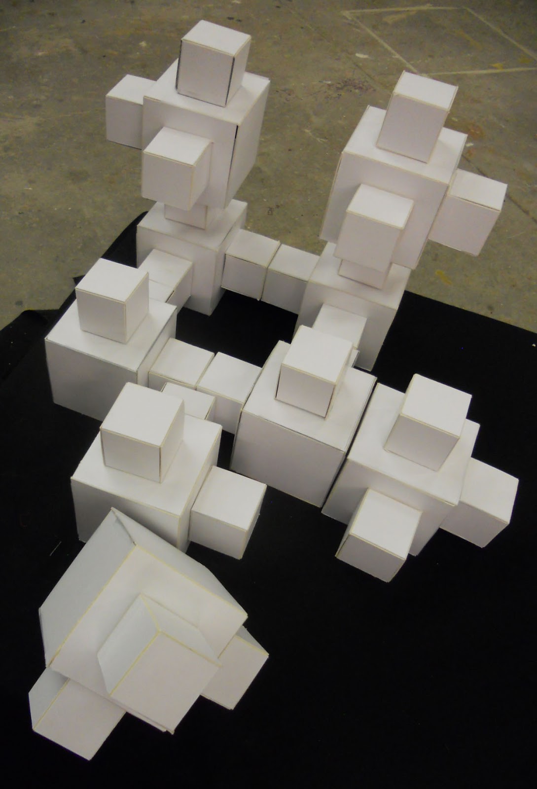 3D Design Spring 2013: Repetition Sculpture