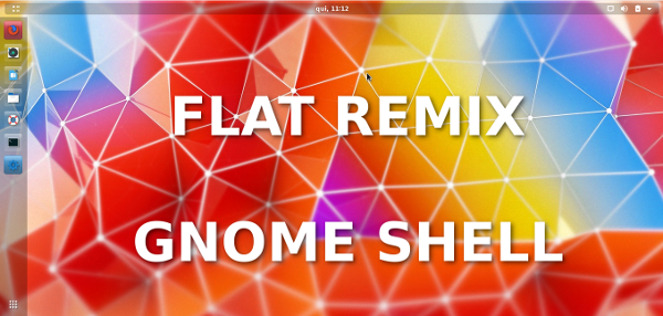 Tema Flat Remix para Gnome Shell, Debian, Ubuntu e derivados