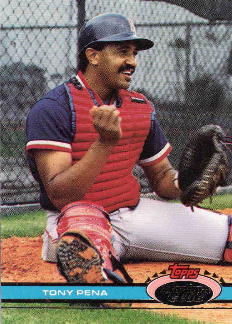 Condition Sensitive: Custom Card: 1991 Stadium Club Tony Pena